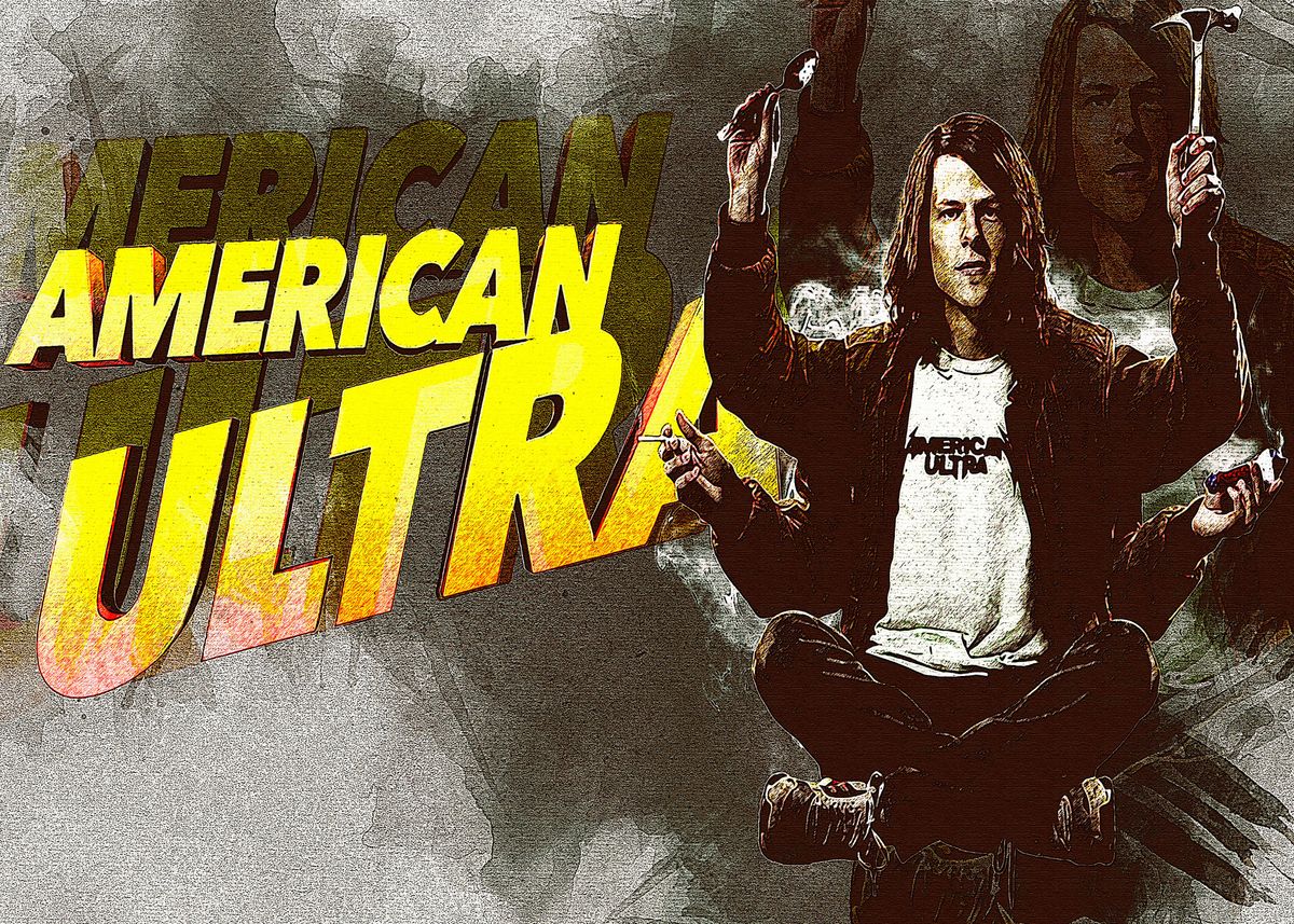 'American ultra 2' Poster, picture, metal print, paint by Katerina Lim ...