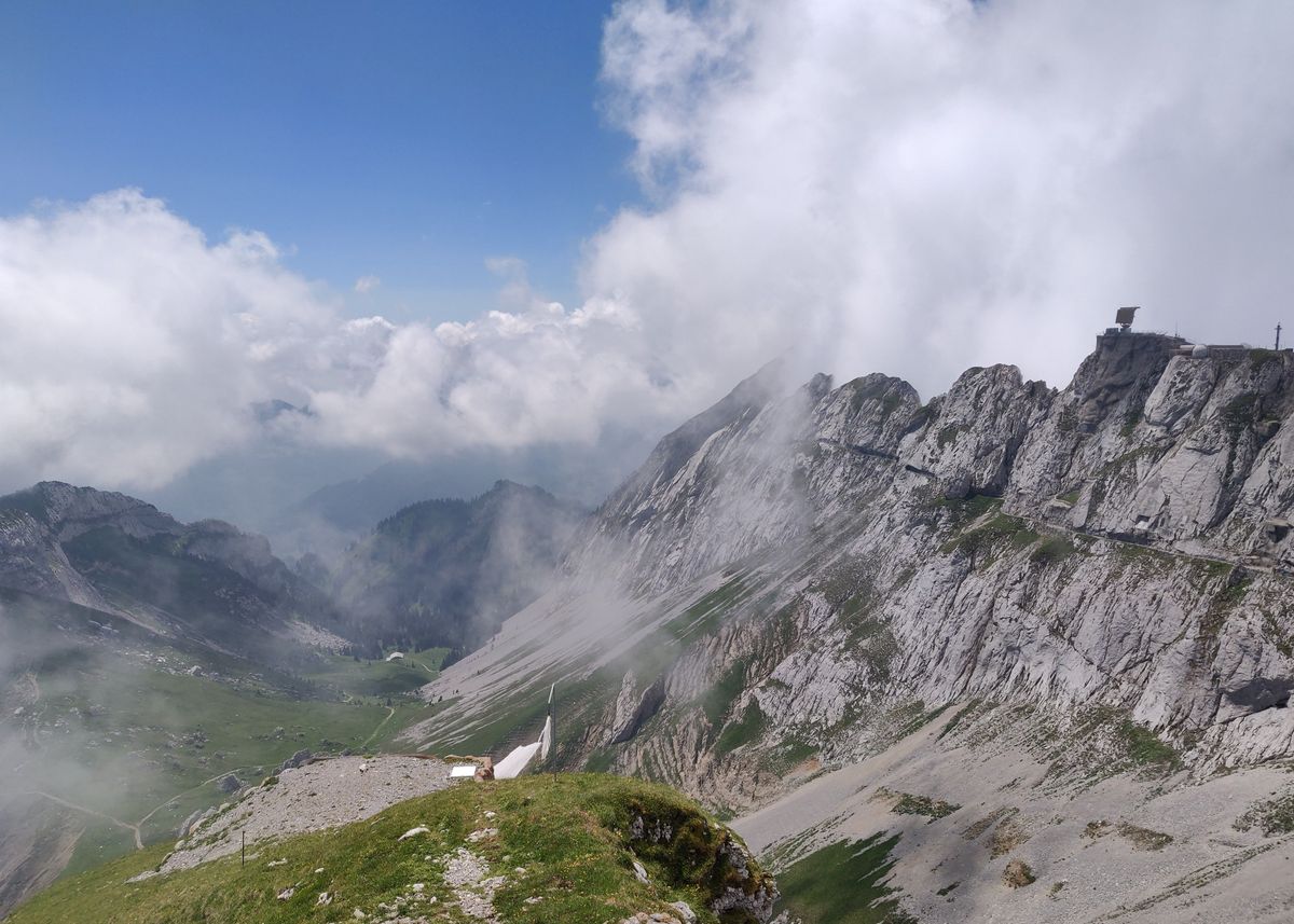 'Pilatus Range' Poster, picture, metal print, paint by Mark | Displate