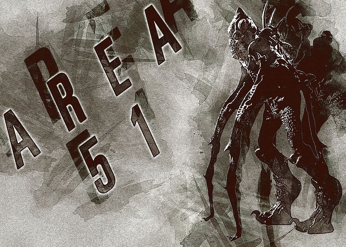 'Area 51' Poster by Katerina Lim | Displate