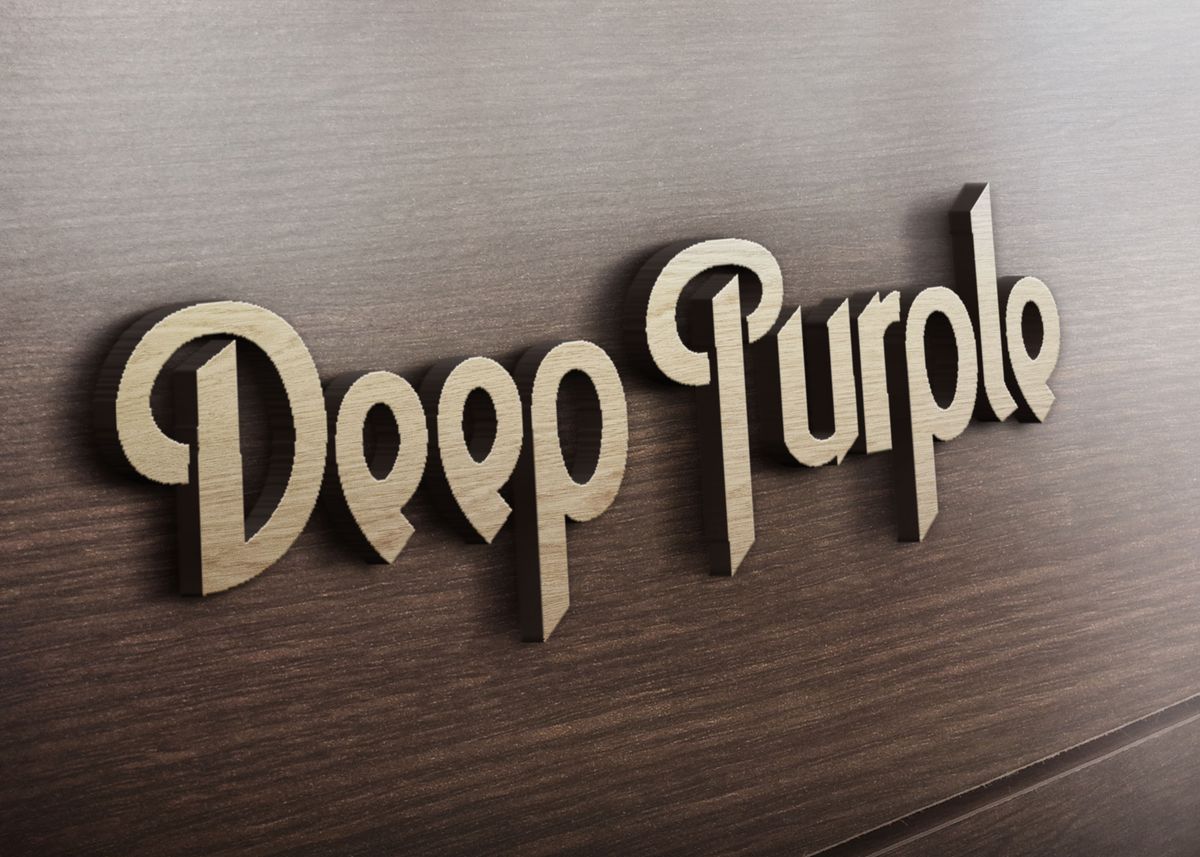 'Deep Purple band logo ' Poster, picture, metal print, paint by Aurora ...