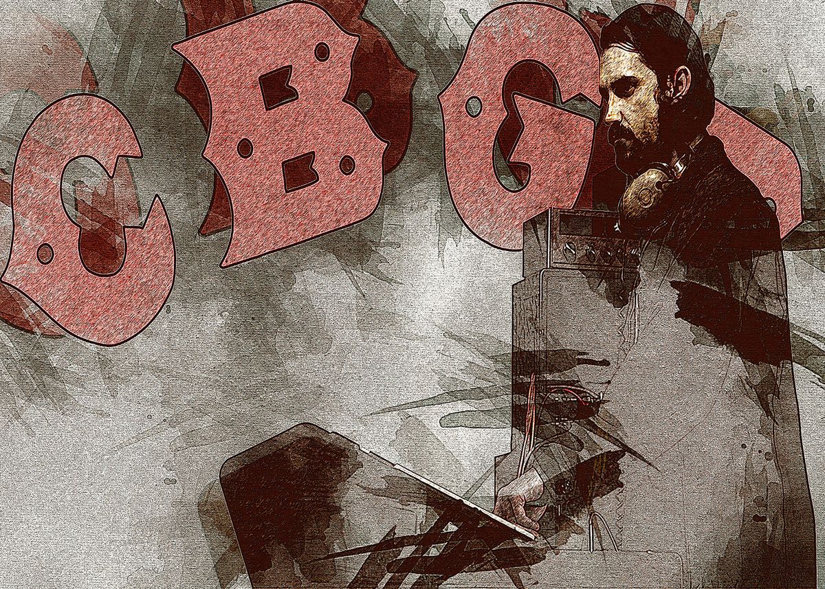 'Cbgb' Poster, picture, metal print, paint by Zain Brookes | Displate