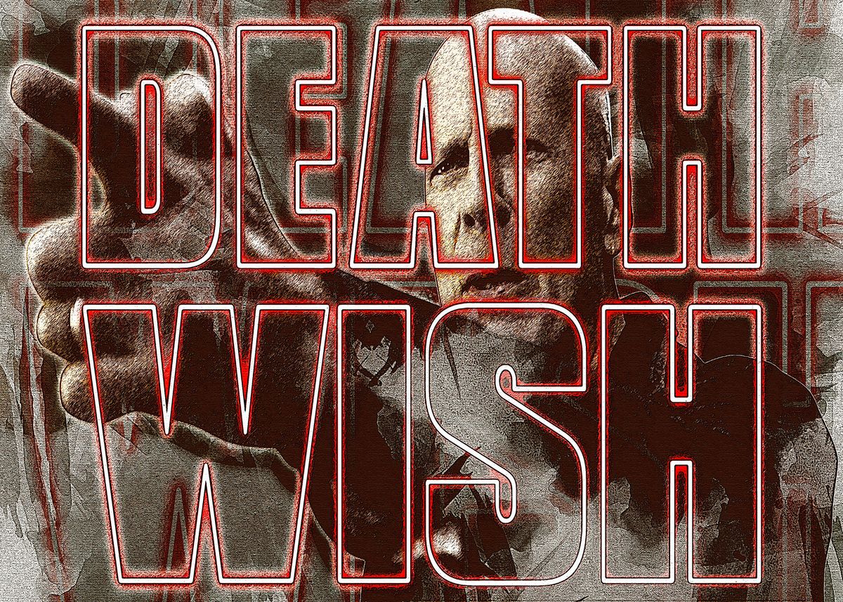 'Death wish' Poster, picture, metal print, paint by Vivienne Raymond ...