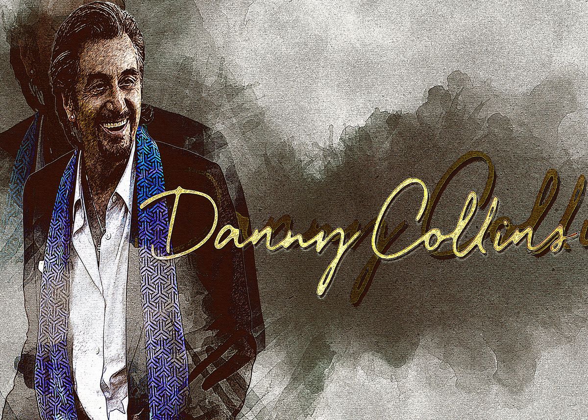 'Danny collins' Poster, picture, metal print, paint by Elisa Woodard ...