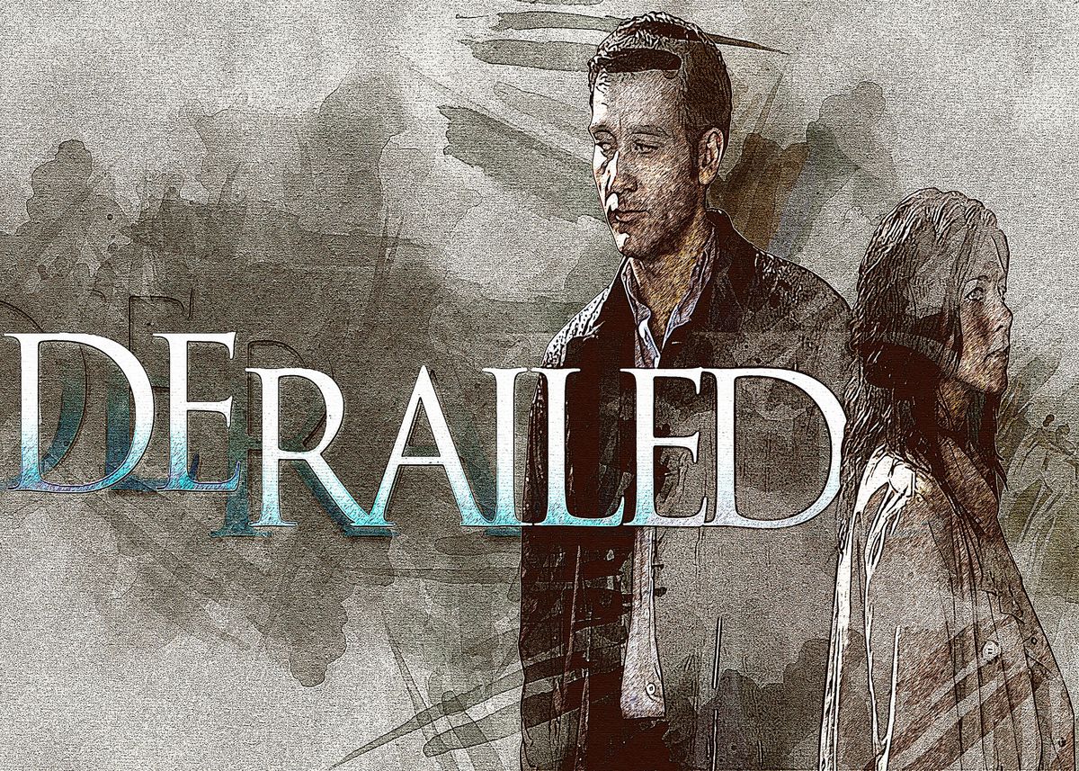 'Derailed 2' Poster, picture, metal print, paint by Zain Brookes | Displate
