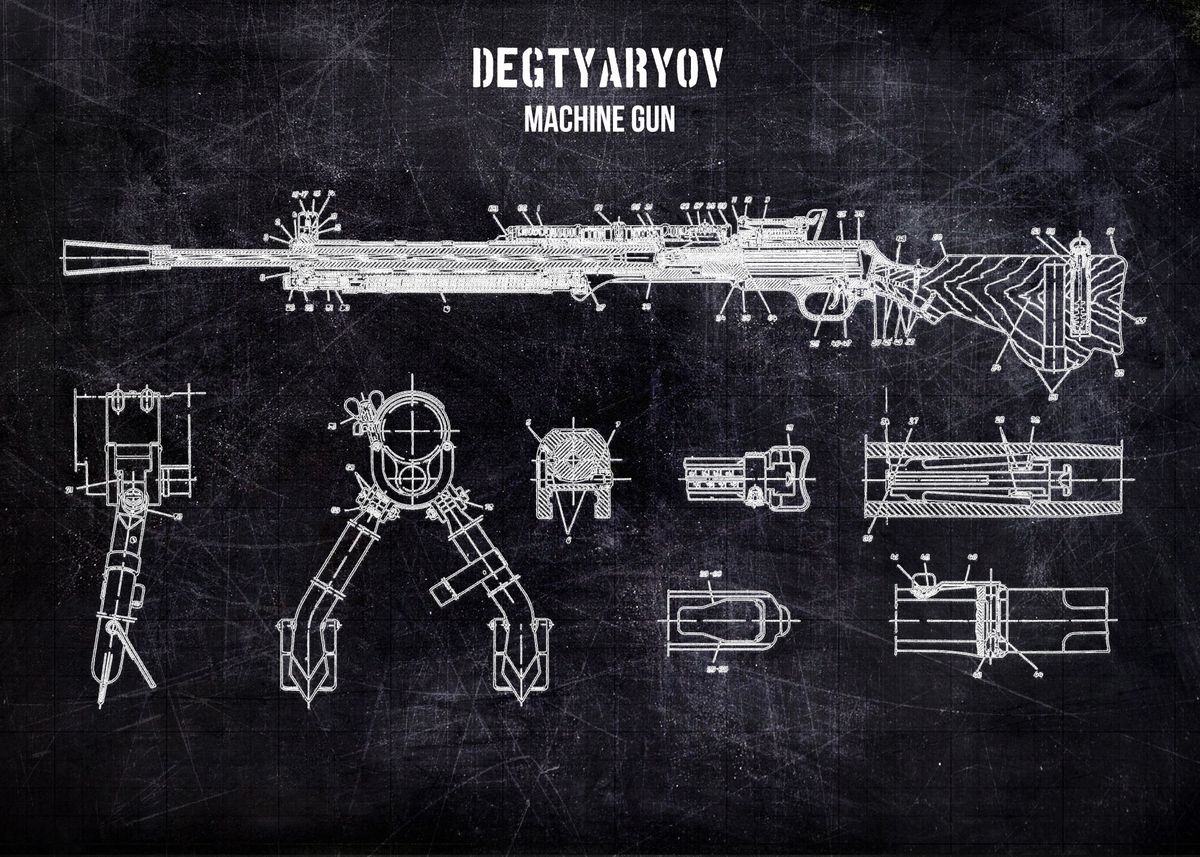 'Degtyaryov ' Poster by MAXART DESIGN | Displate