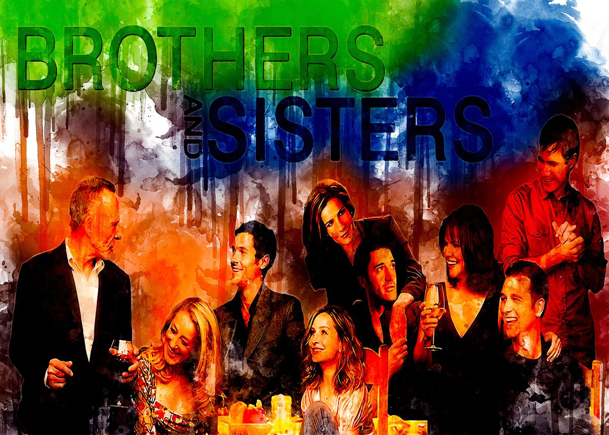 'Brothers Sisters' Poster by Vivienne Raymond | Displate