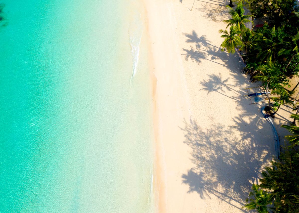 'Ocean meets sand' Poster by Will Yates | Displate