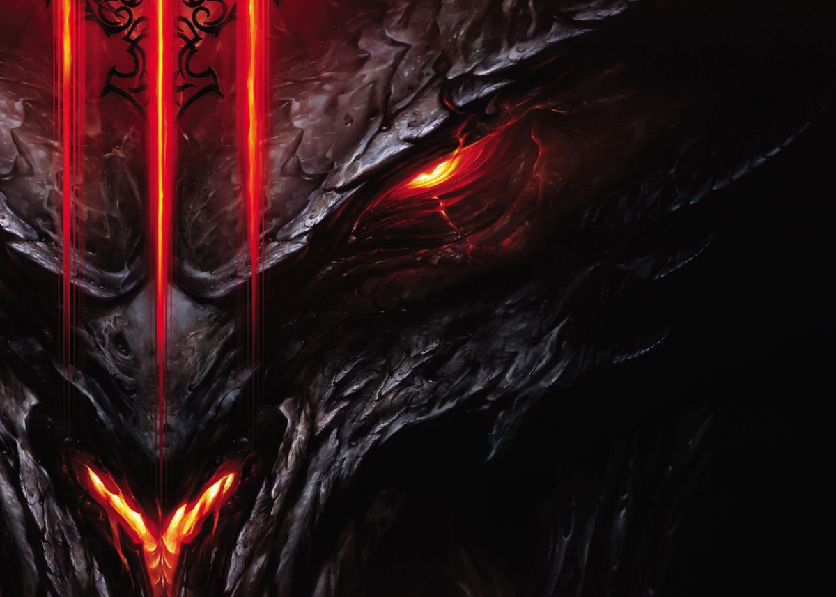 'Diablo' Poster, picture, metal print, paint by Matteo Candelaresi ...