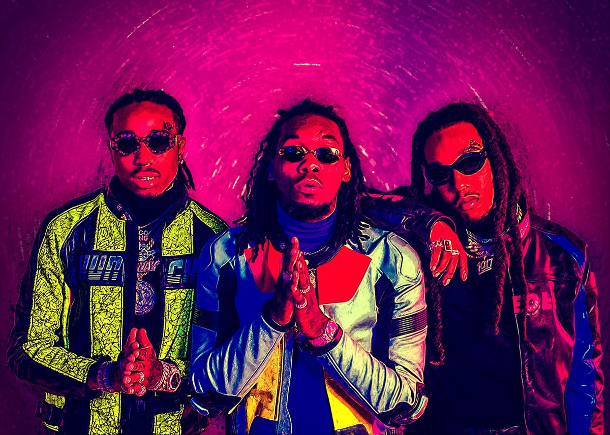 'MIGOS' Poster, picture, metal print, paint by Masahiro Art | Displate