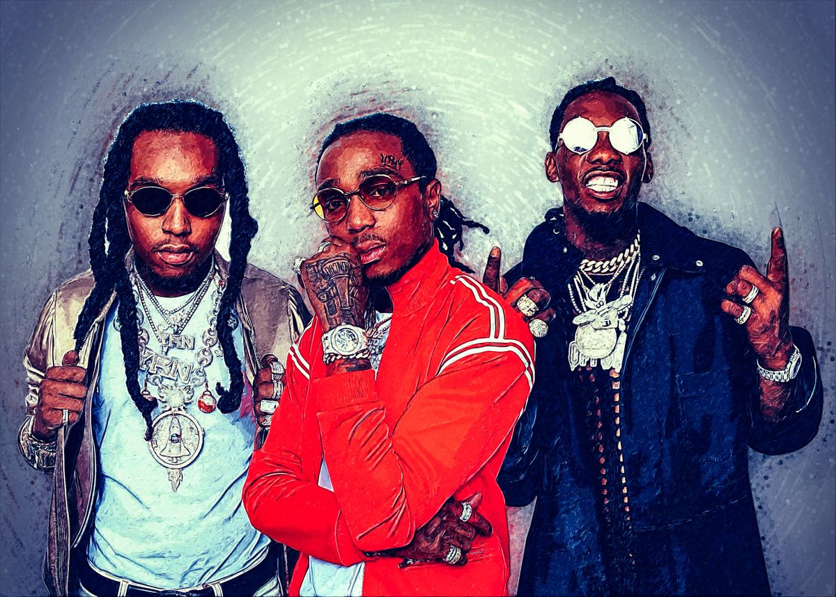 'MIGOS' Poster, picture, metal print, paint by Masahiro Art | Displate