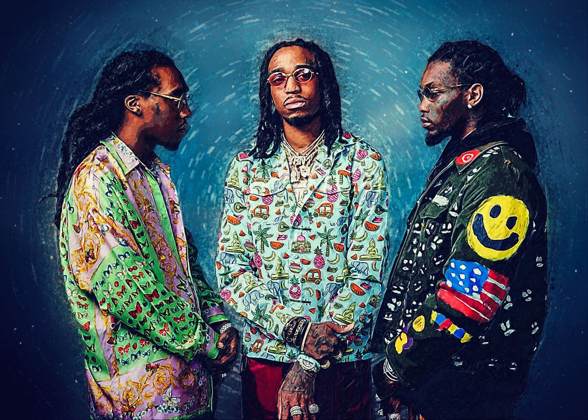 'MIGOS' Poster by Masahiro Art | Displate