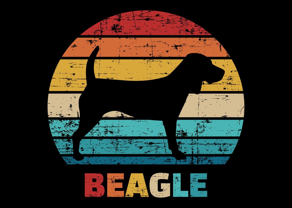 'Beagle' Poster by Designzz | Displate
