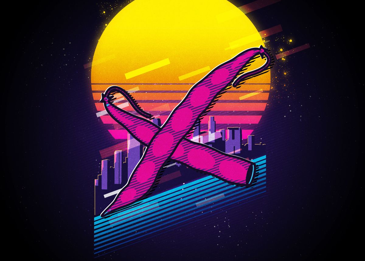 'Green Beans' Poster, picture, metal print, paint by colongreer | Displate