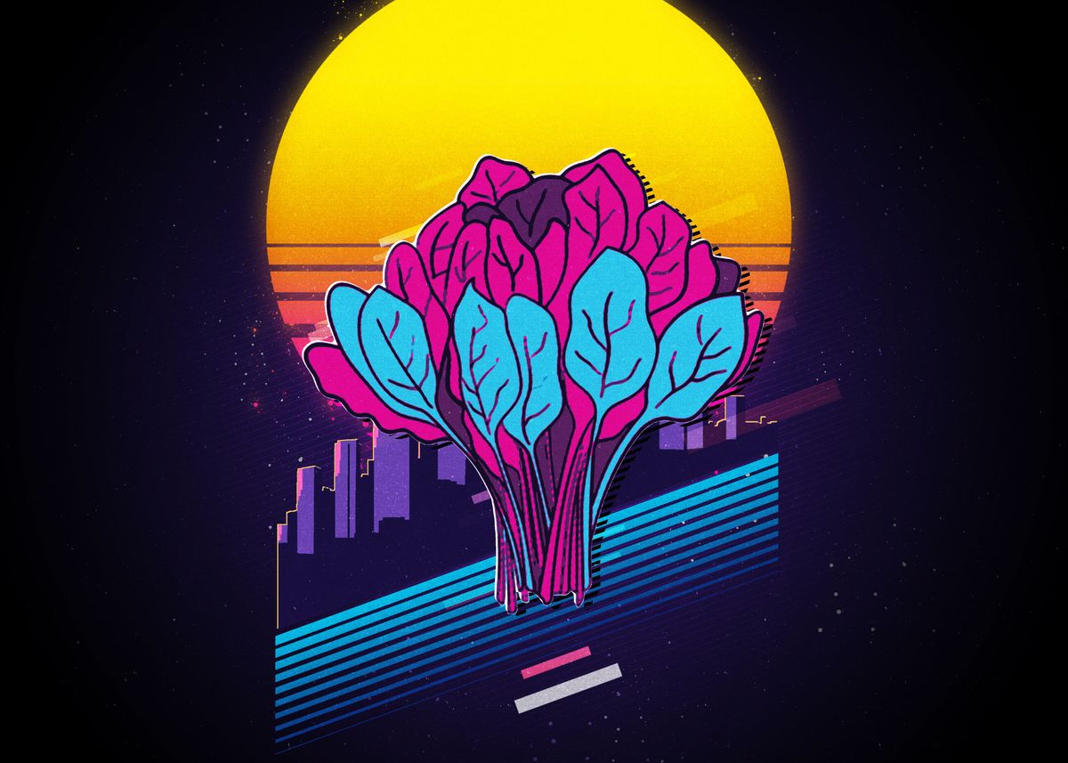 'Spinach' Poster, picture, metal print, paint by Mibride | Displate