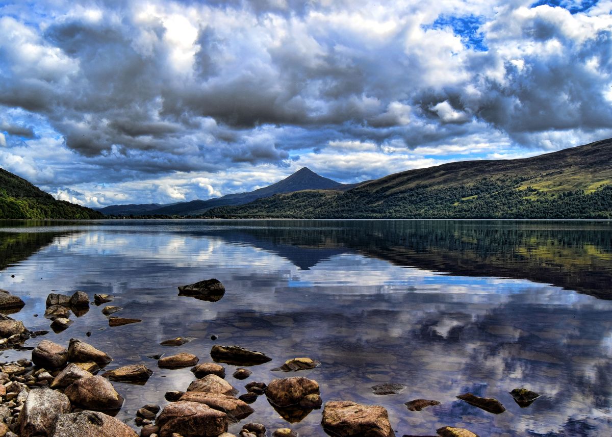 'Loch Rannoch Scotland' Poster, picture, metal print, paint by Dave ...