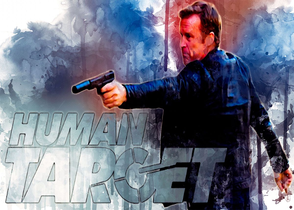 'Human Target 2010' Poster, picture, metal print, paint by Elisa ...