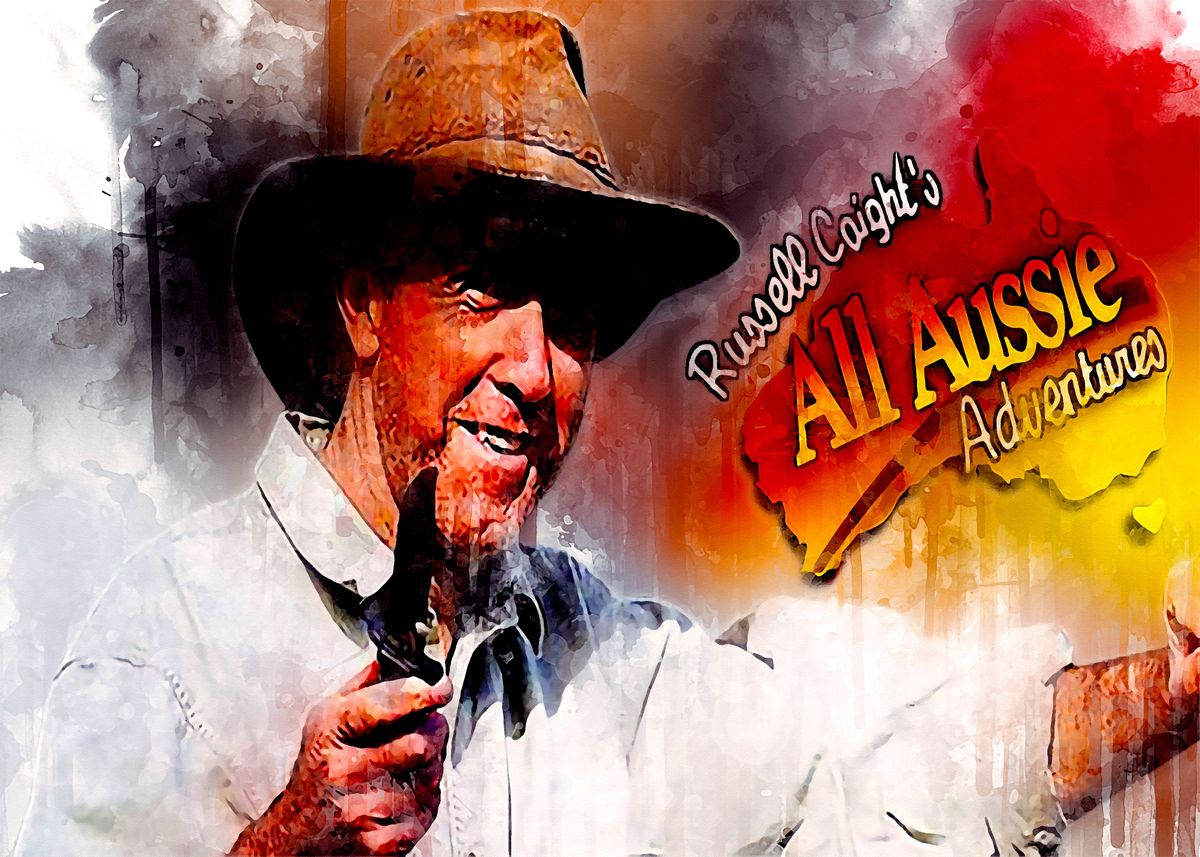 'Russell Coights All Aussie' Poster, picture, metal print, paint by ...