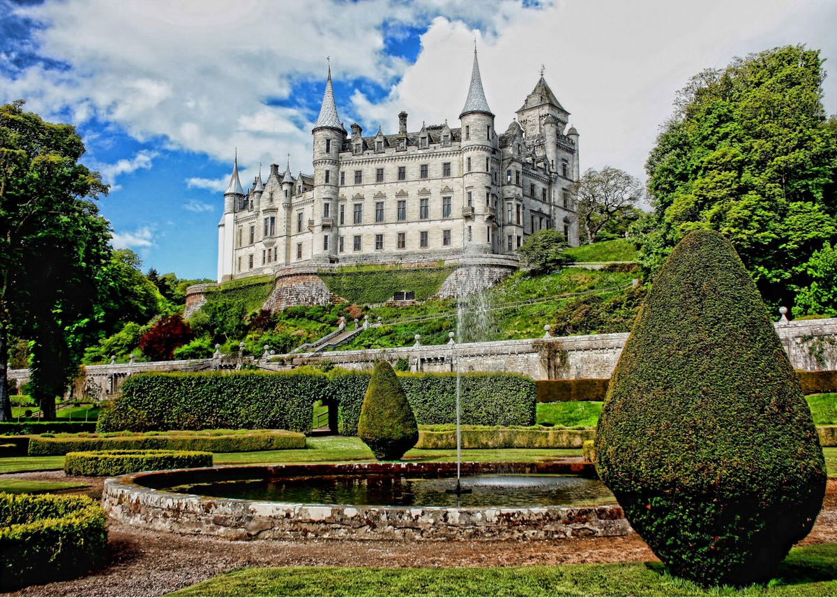 'Dunrobin Castle' Poster by ChrisChris Fight | Displate
