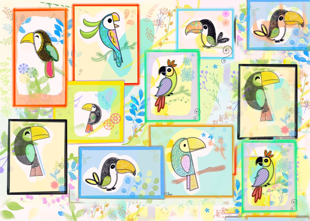 'Tucan love' Poster by NAVITA | Displate