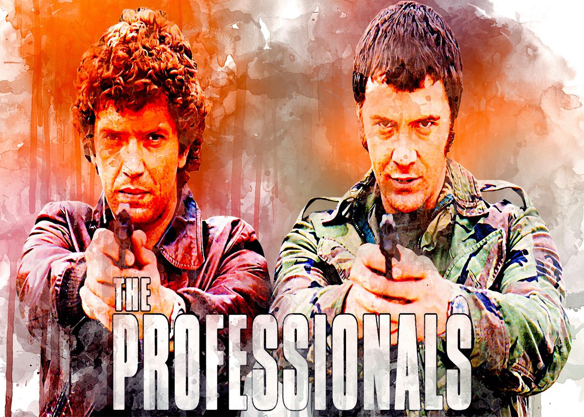 'The Professionals' Poster, picture, metal print, paint by Katerina Lim ...