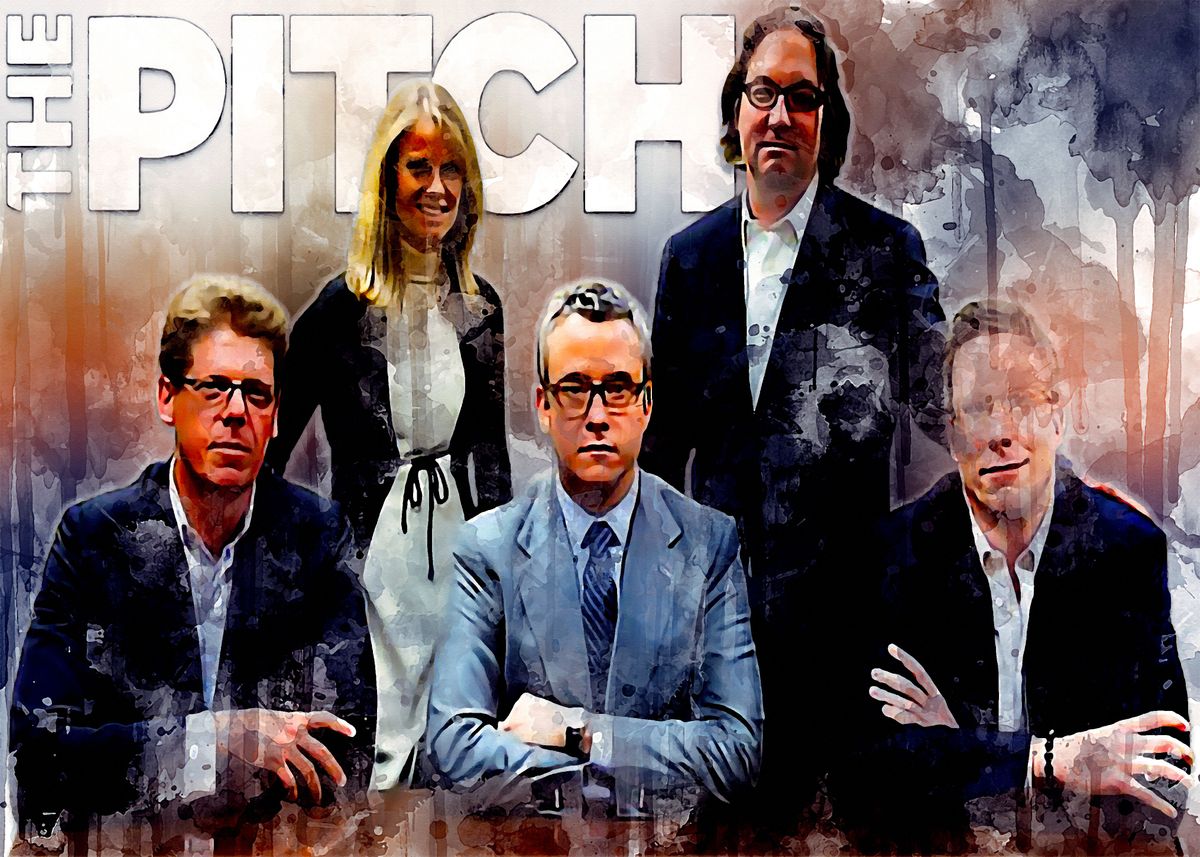 'The Pitch' Poster, picture, metal print, paint by Elisa Woodard | Displate