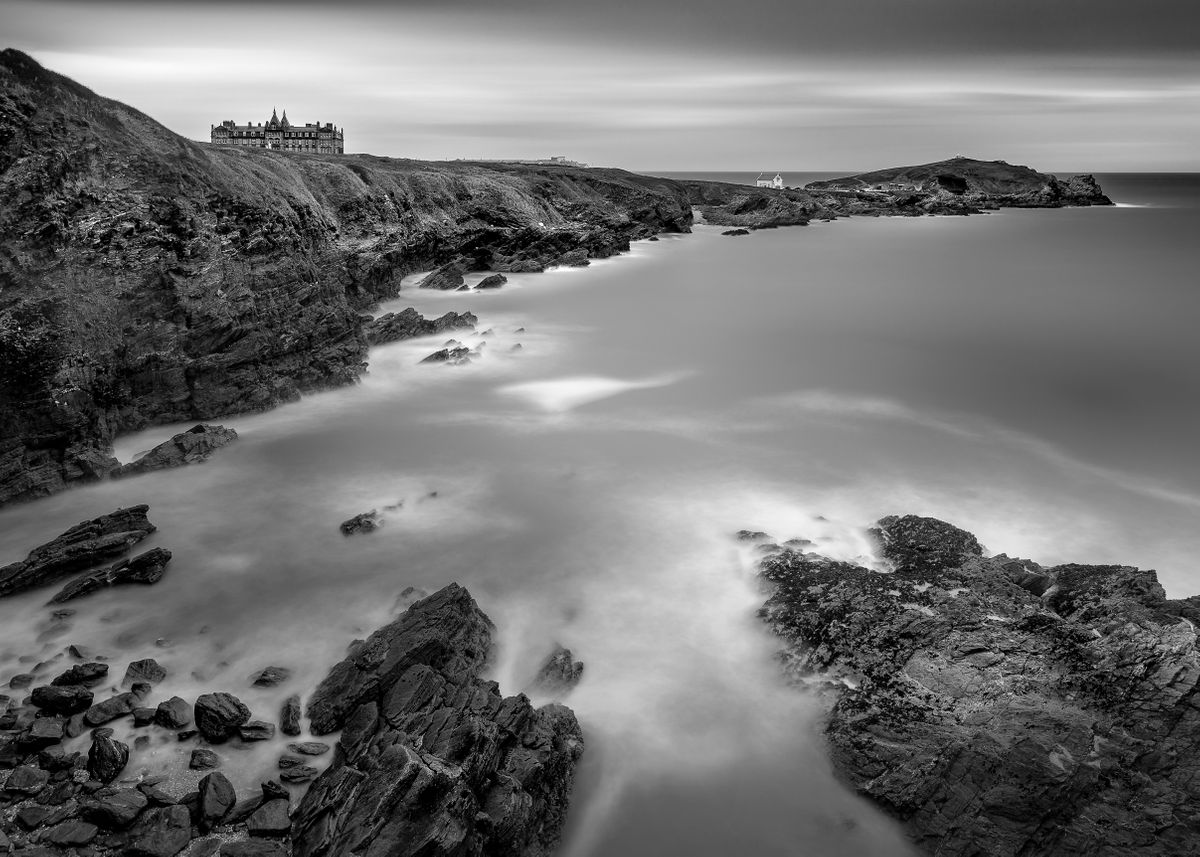 'Towan Head View' Poster, picture, metal print, paint by Mick Blakey ...