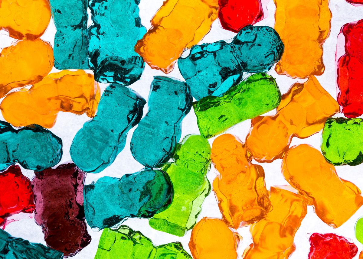 'Gummy Bear' Poster by Jason Mahaffey | Displate