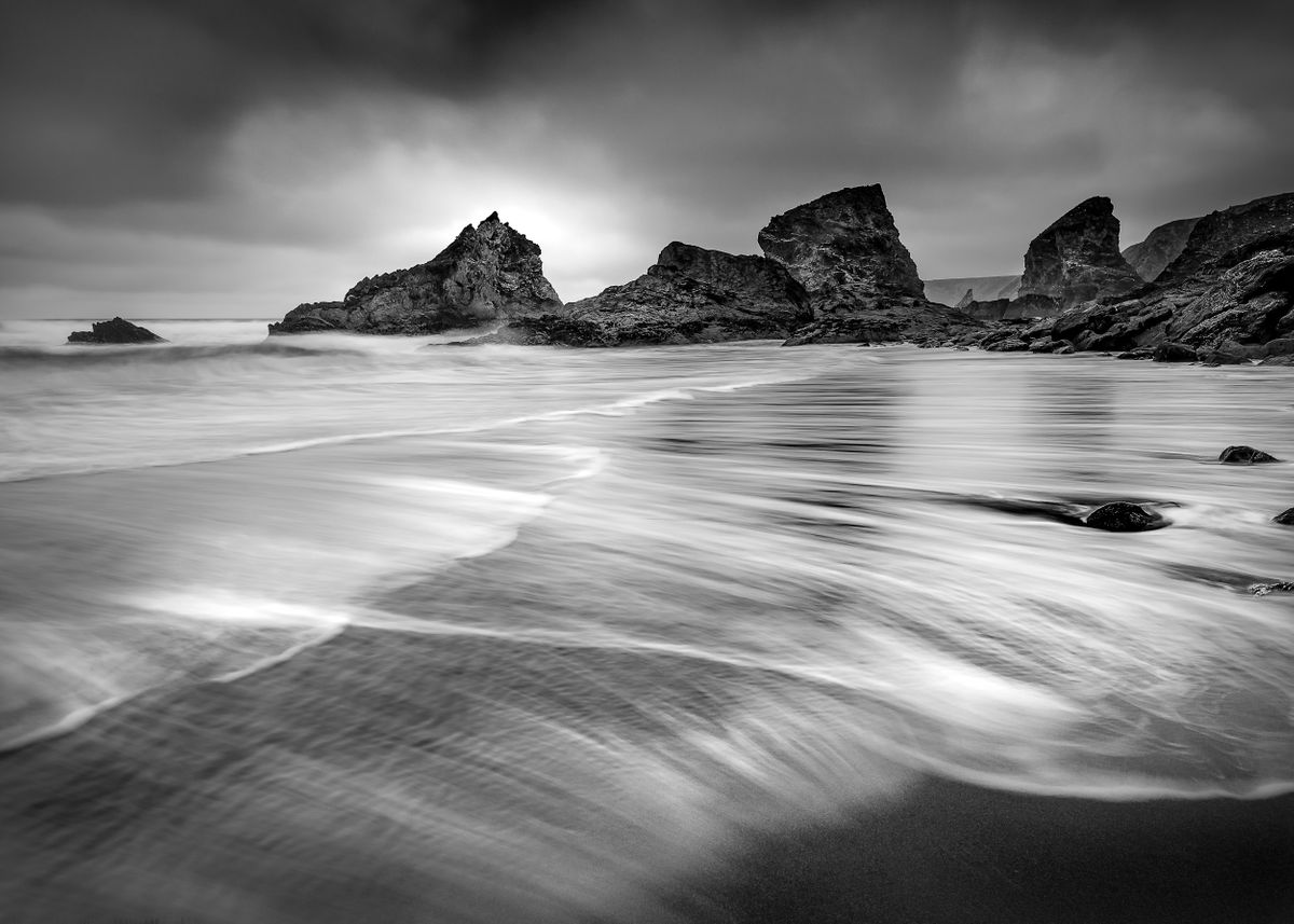 'Retreating Tide' Poster by Mick Blakey | Displate