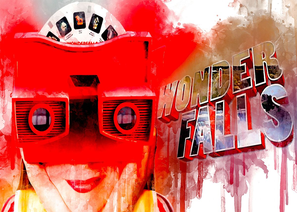 'Wonderfalls' Poster, picture, metal print, paint by Zain Brookes ...