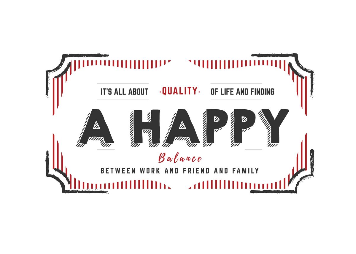'work and friend and family' Poster by baraiko eiji | Displate