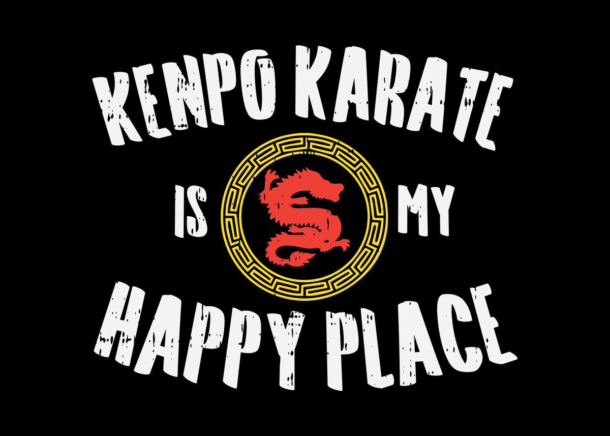'Kenpo Karate Dragon' Poster by BoredKoalas | Displate