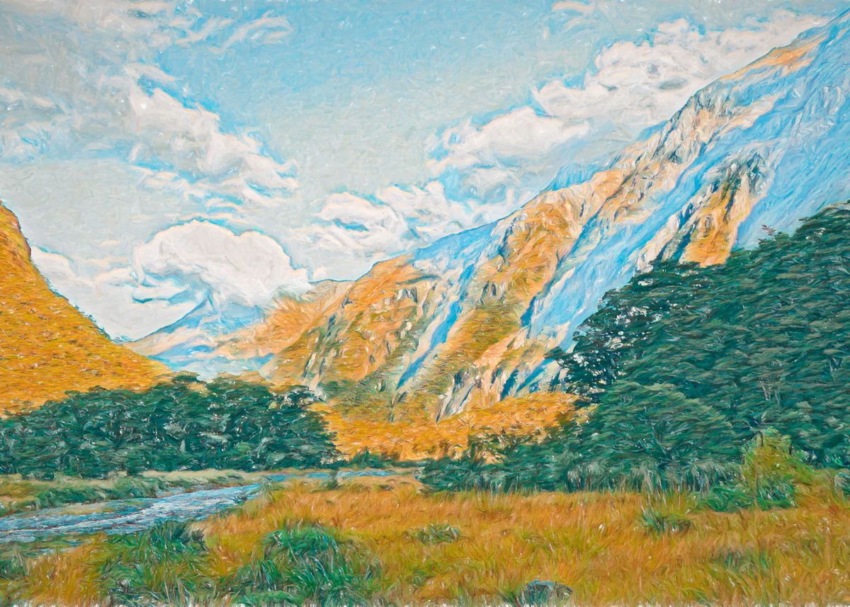 'River Valley' Poster by Covester | Displate