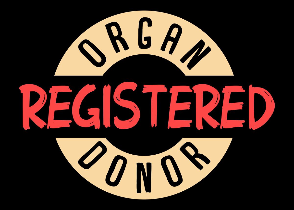 'Organ Donor Donate Life' Poster, picture, metal print, paint by ...