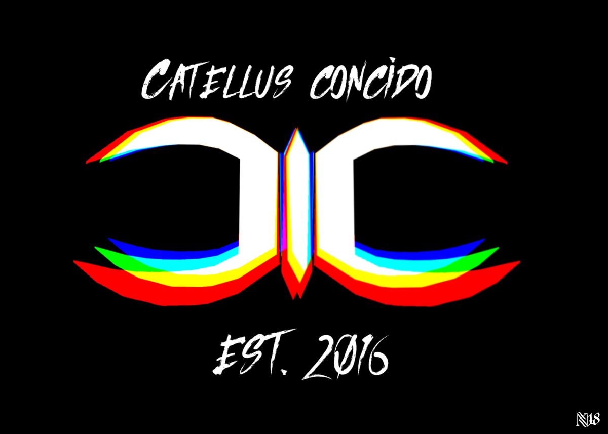 'Catellus Concido by ENKEY ' Poster, picture, metal print, paint by ...
