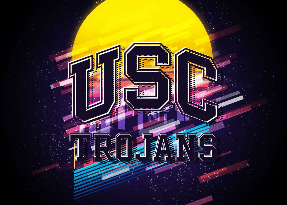 'USC' Poster, picture, metal print, paint by gillpa | Displate