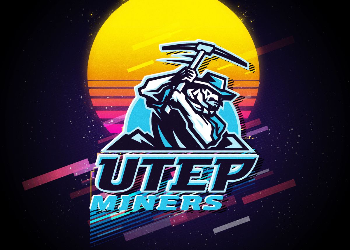 'UTEP' Poster, picture, metal print, paint by gillpa | Displate