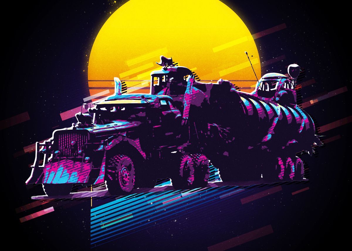 'the war rig' Poster, picture, metal print, paint by colongreer | Displate