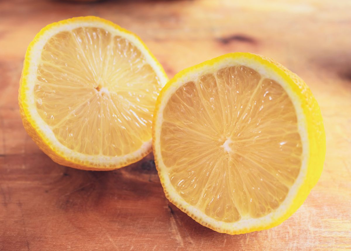 'Cut up Lemon fruit ' Poster, picture, metal print, paint by Ava ...