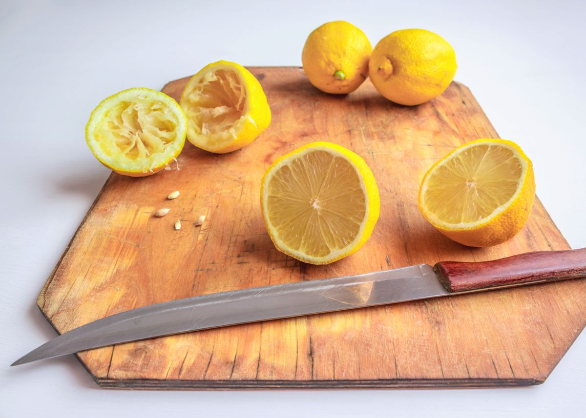 'Cut up Lemon fruit ' Poster, picture, metal print, paint by Ava ...