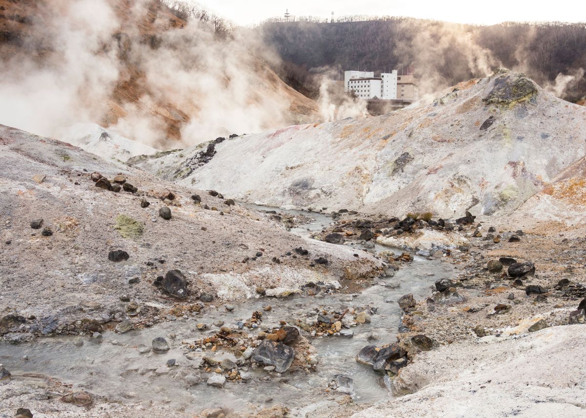 'Asia Attraction Autumn Bri' Poster, picture, metal print, paint by ...