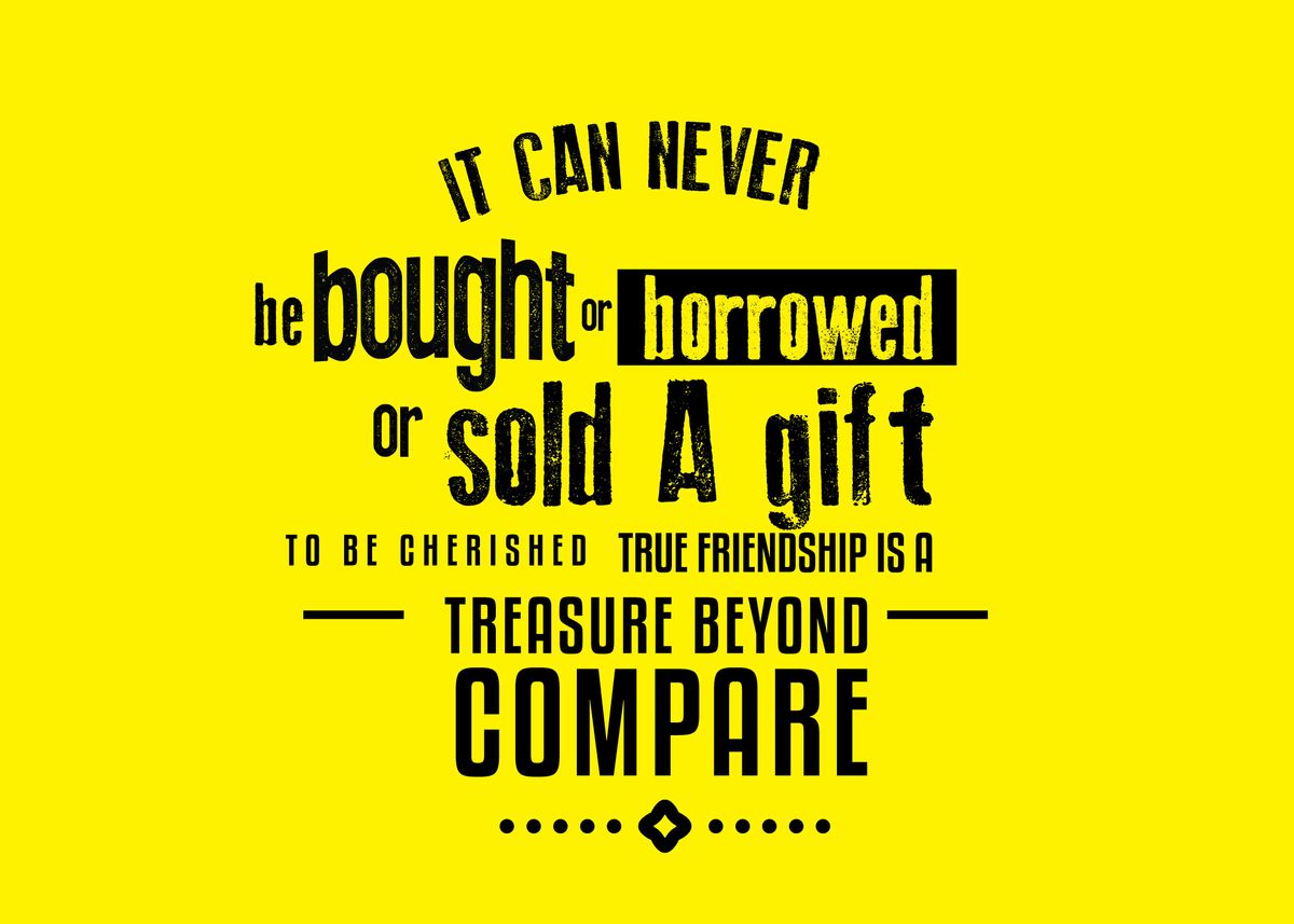 'True friendship' Poster, picture, metal print, paint by baraiko eiji ...