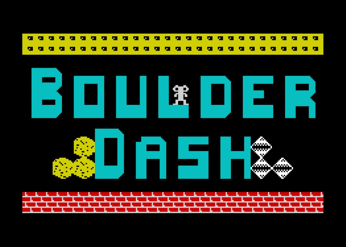 'Boulder Dash' Poster by ilovespectrum | Displate