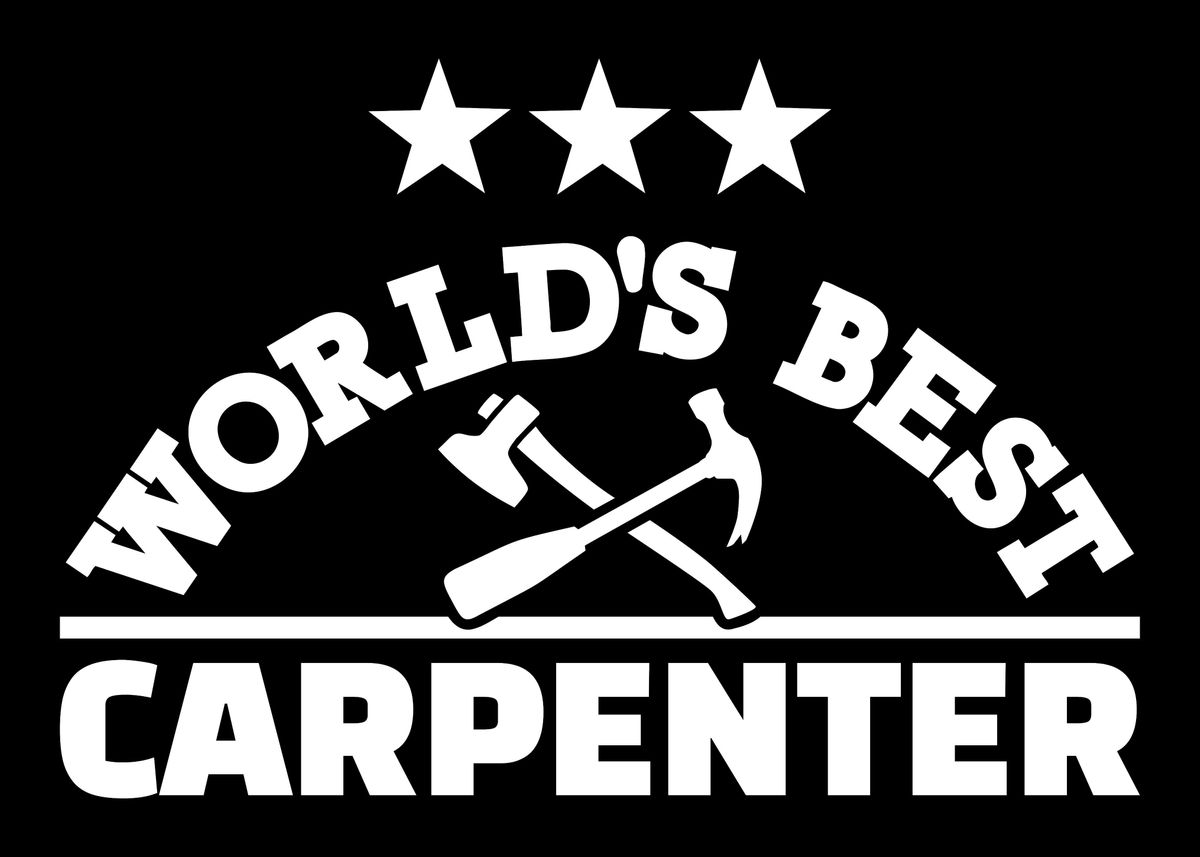 'Carpenter' Poster by Designzz | Displate