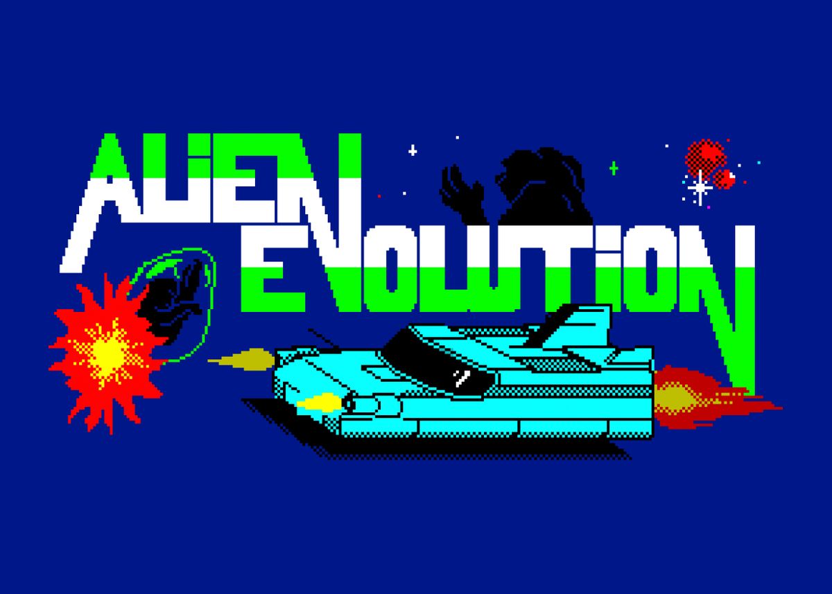 'Alien Evolution' Poster, picture, metal print, paint by ilovespectrum ...