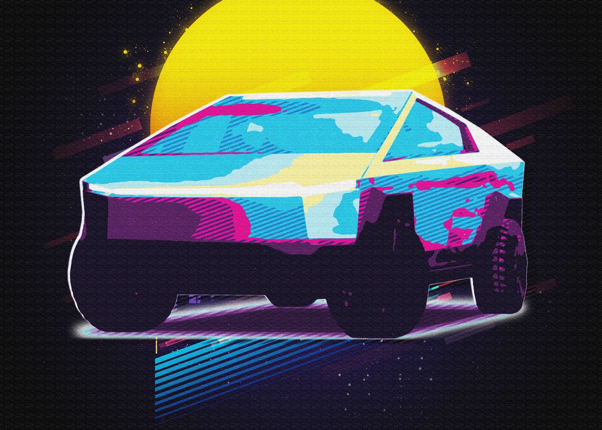 'cybertruck' Poster by savage | Displate