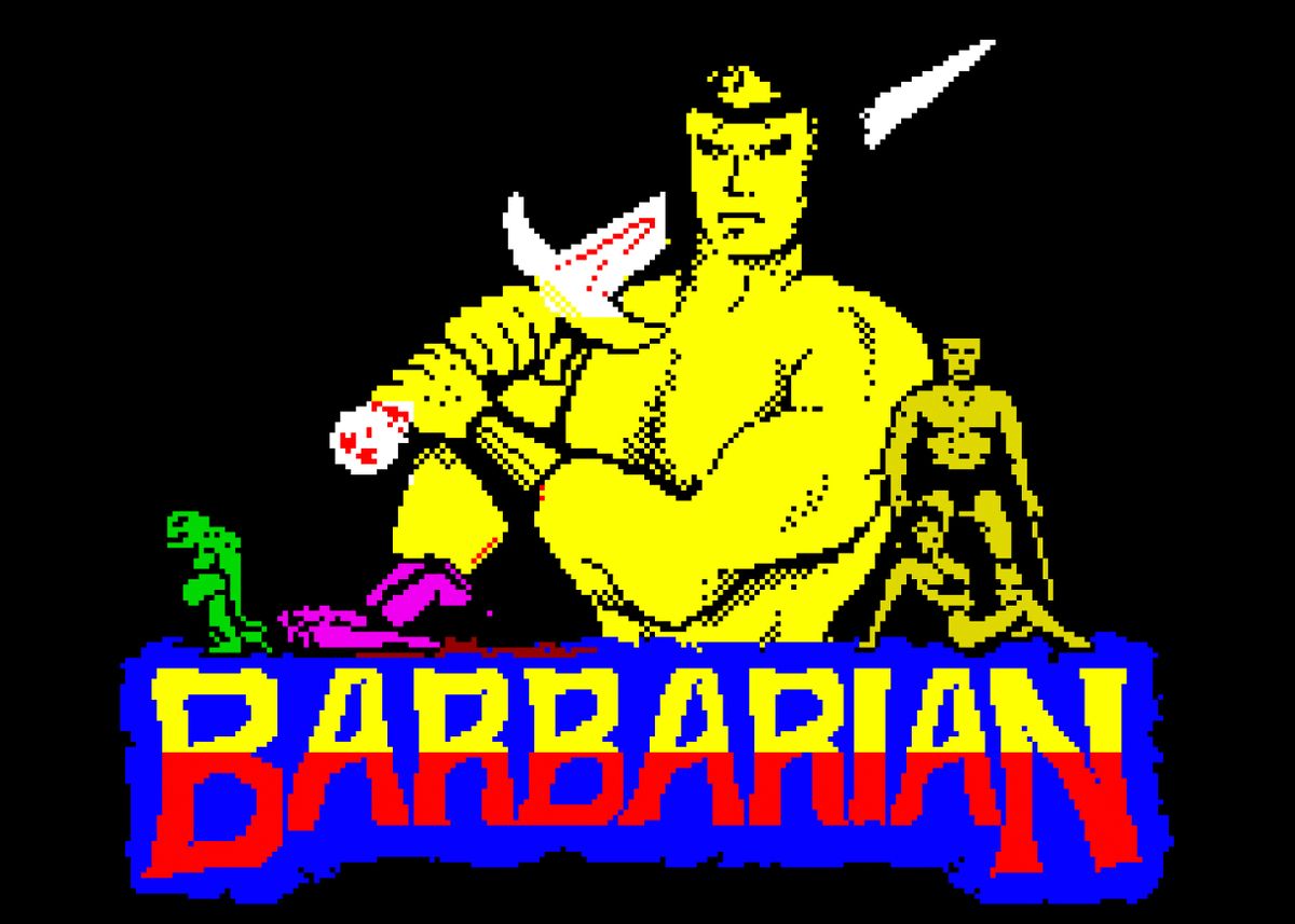 'Barbarian' Poster by ilovespectrum | Displate