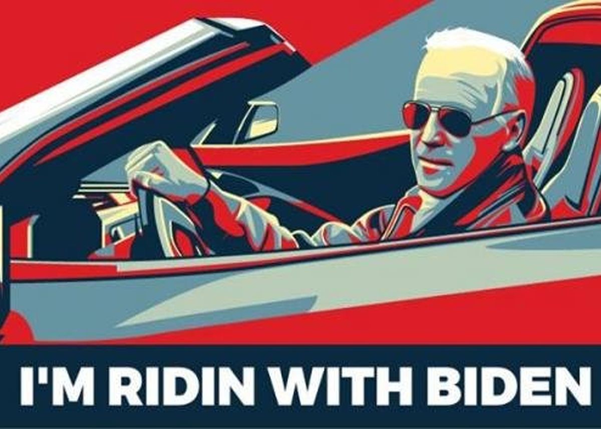 'Ridin with Biden' Poster, picture, metal print, paint by smith oscar ...