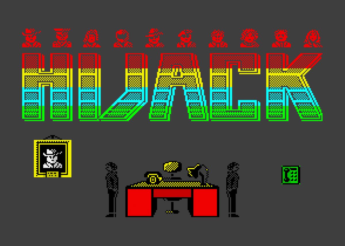 'Hijack' Poster, picture, metal print, paint by ilovespectrum | Displate