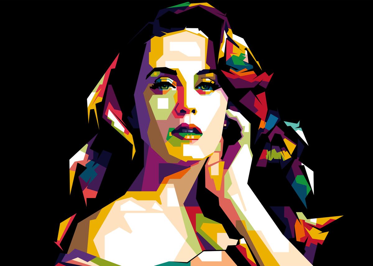 'katy Perry ' Poster by Solomosaic | Displate