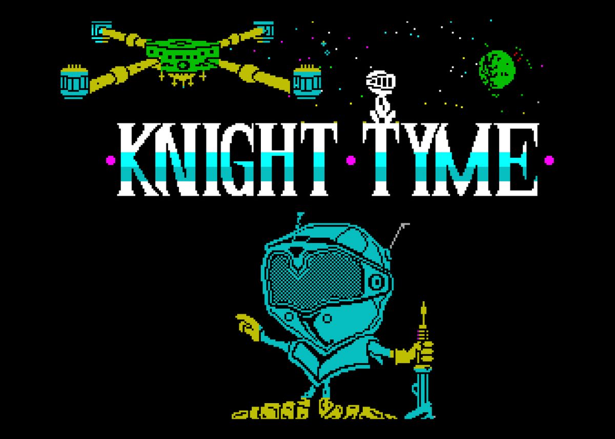 'Knight Tyme' Poster, picture, metal print, paint by Chris Corkin ...